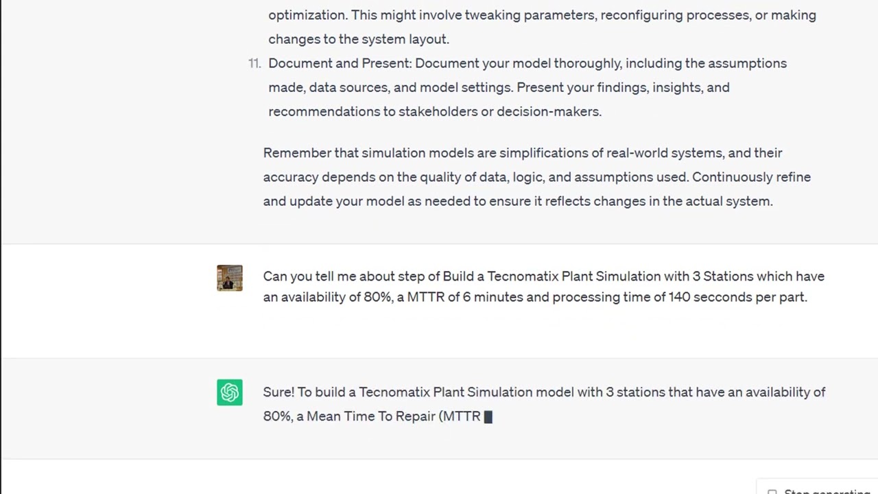 How to Create a Simulation Model Using ChatGPT