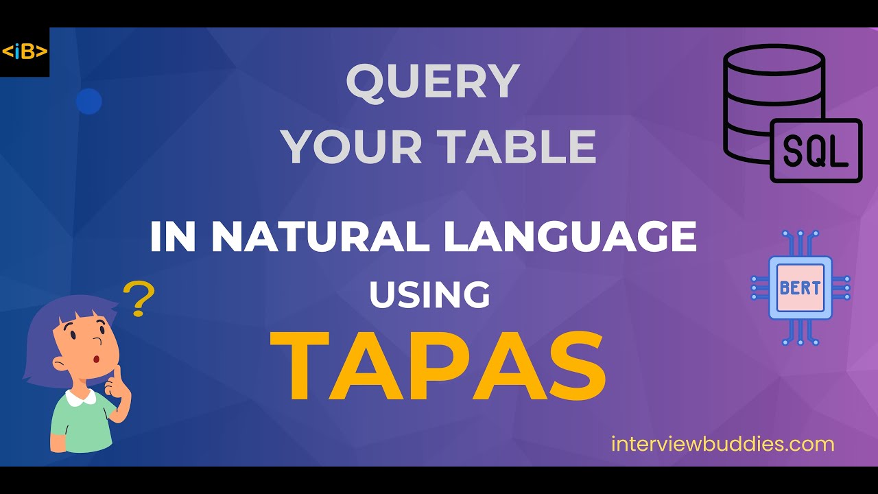 How to Use TAPAS for Table Question Answering? Try this MLM ( BERT like model )