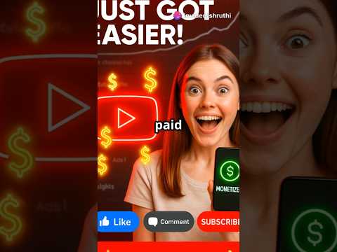 YouTube Monetization 2025 🔥 New Rules & Earnings Explained! #shorts