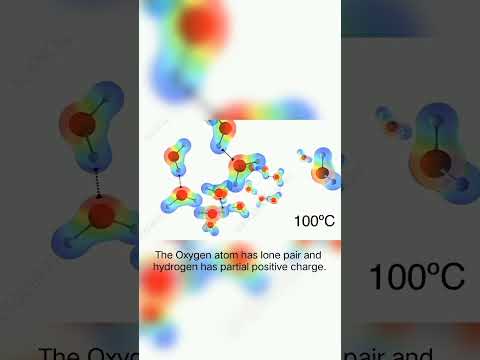 Hydrogen bonding Animation #youtubeshorts #chemistry#shorts #animation