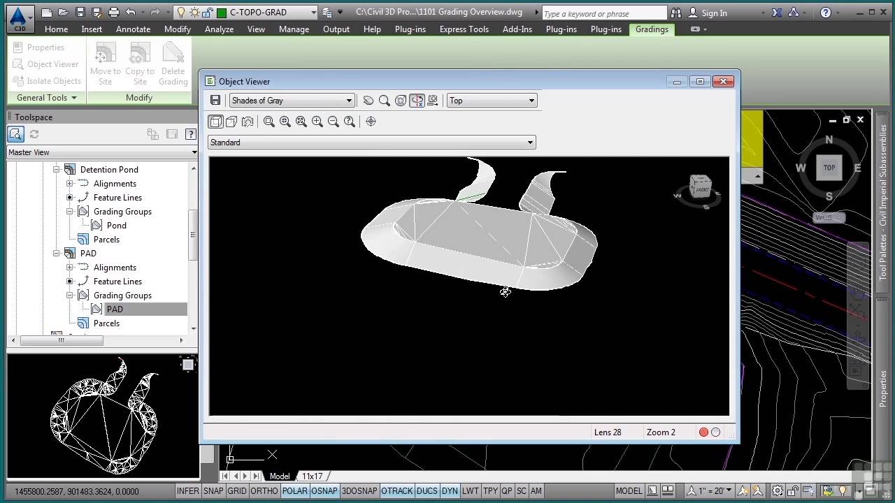 AutoCAD Civil 3D 2014 Tutorial | Grading Overview