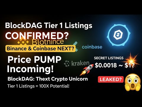 BlockDAG Tier 1 Exchange Listings CONFIRMED? (Price Prediction)