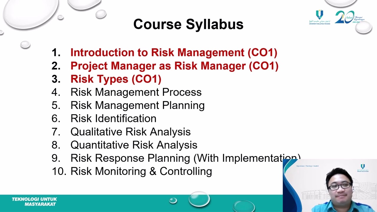 Introduction To Project Risk Management | Universiti Malaysia Pahang Al ...