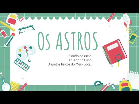 Os Astros 3.º Ano