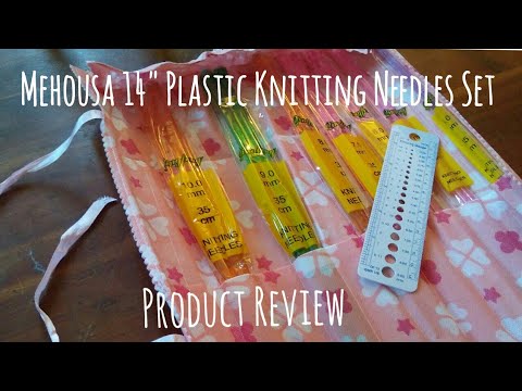 Mehousa 14” Plastic Knitting Needles Set Review