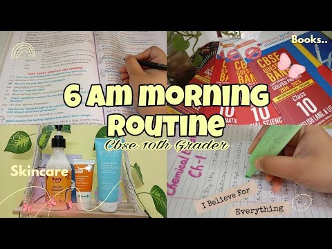 6AM MORNING ROUTINE🌞10TH GRADER STUDY VLOG🎀STUDY ROUTINE✨UNBOXING📦#explore#viralvideo#study#vlog