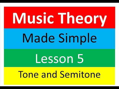 Tone & Semitone - Music theory made simple - in minutes!