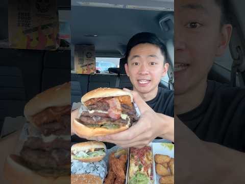 Trying Everything From Carls Jr 🔥 #shorts
