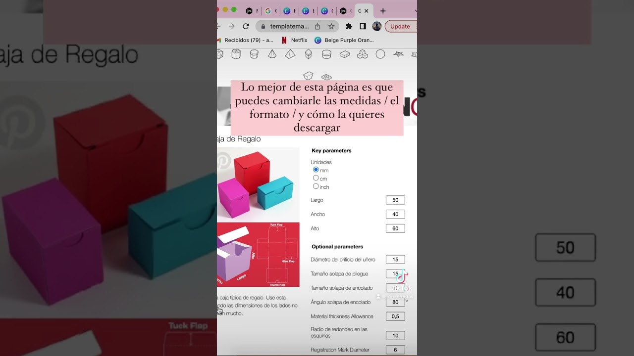 Crea empaques rápidos con esta pagina web #manualidades #cricut #manualidadesfaciles #papercraft