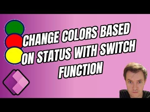 Change Colors based on Status with Switch Function - Power Apps