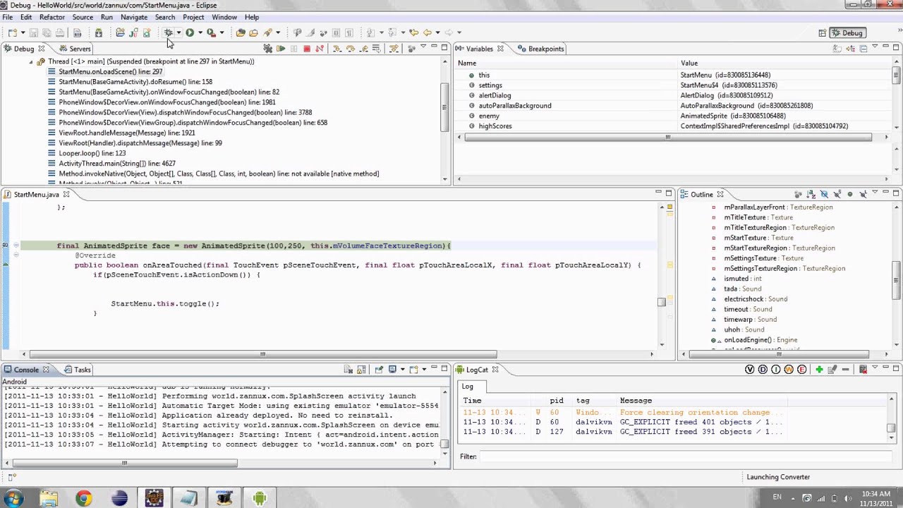 How To Debug Android Applications in Eclipse