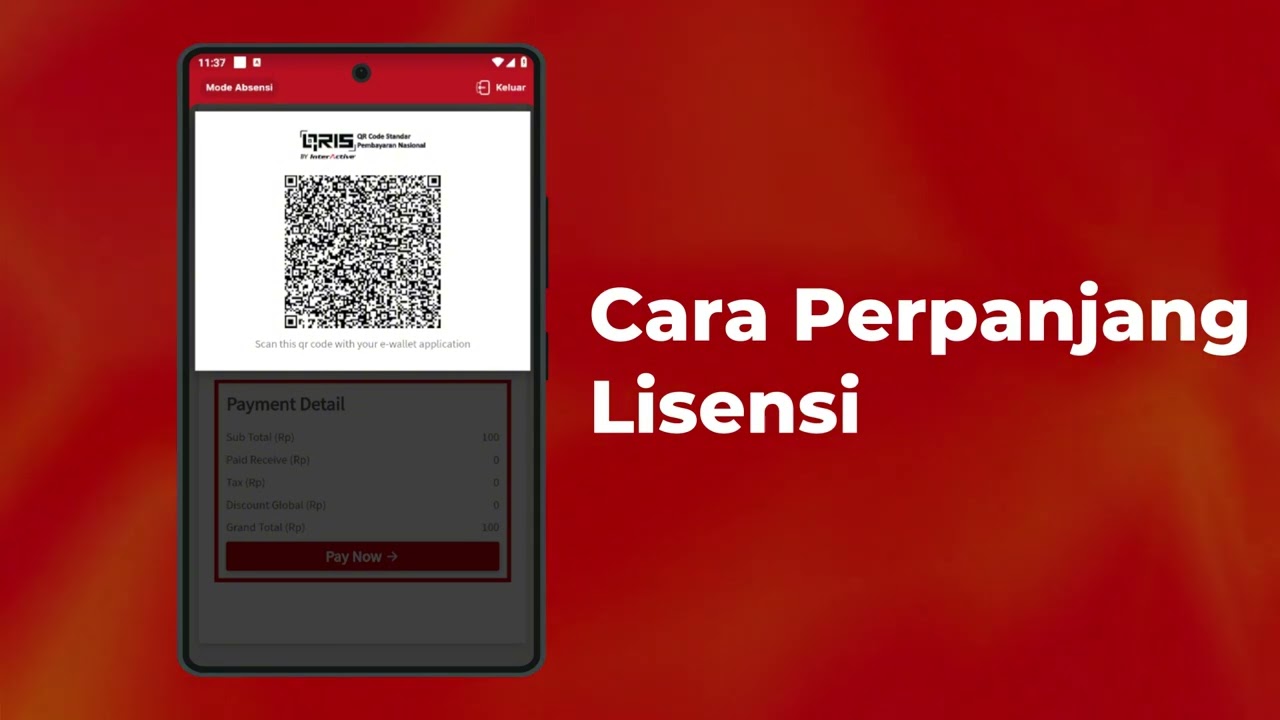 InterActive QRIS SuperApp - CARA PERPANJANG LISENSI