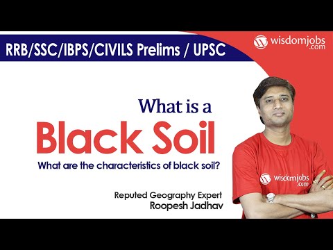 What is a Black soil | What are the characteristics of Black soil? @Wisdom jobs