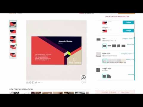 How to Print Your Business Card with Zazzle