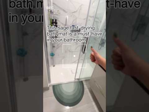 No more wet bath mats! This gorgeous sage fast-drying bath mat is a must-have in the bathroom ๐๐ซง๐งผ