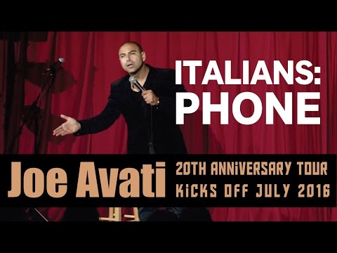 Italians & The Phone | Joe Avati: LIVE (DVD)