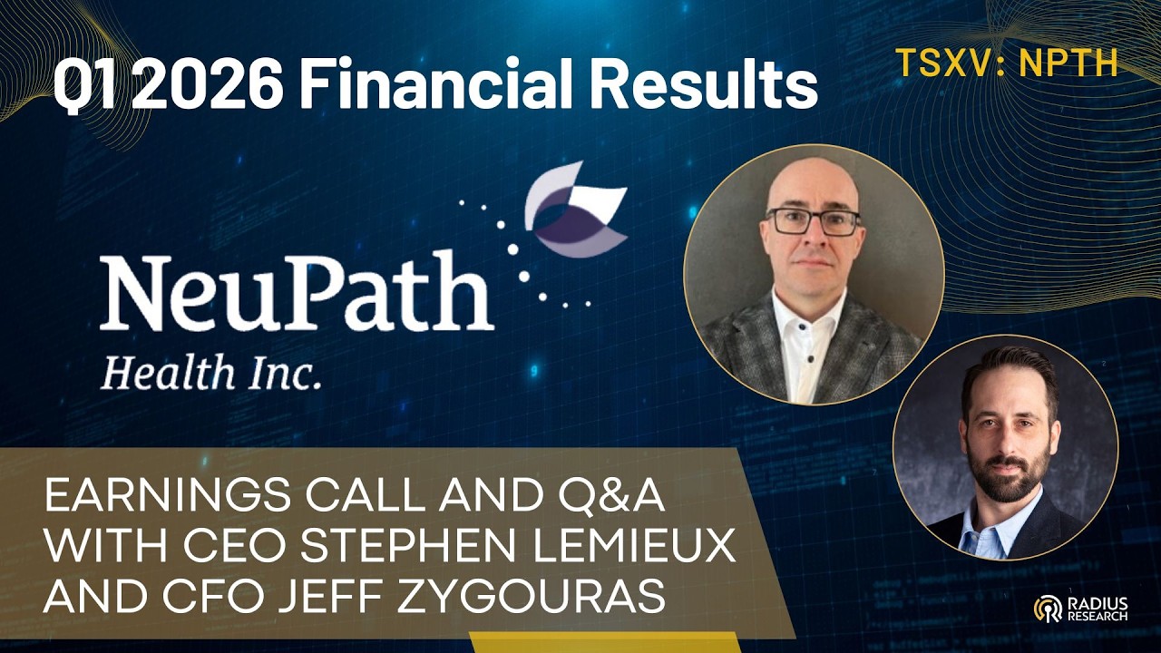 NeuPath Health Inc. (TSXV:NPTH) First Quarter 2026 Results