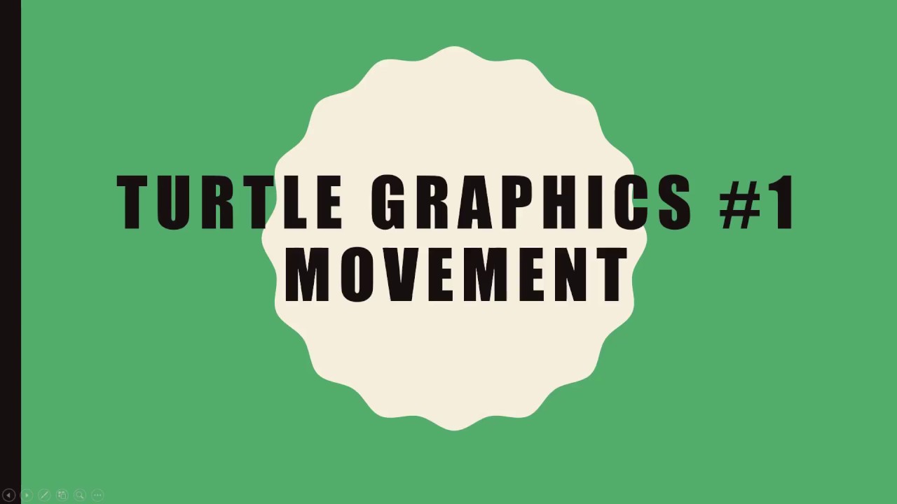 Python Turtle Graphics Lesson 1 Movement