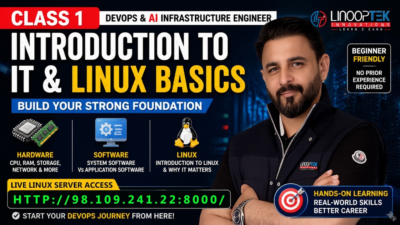 IT Foundations, Hardware, Software & Linux Introduction | DevOps & AI Program
