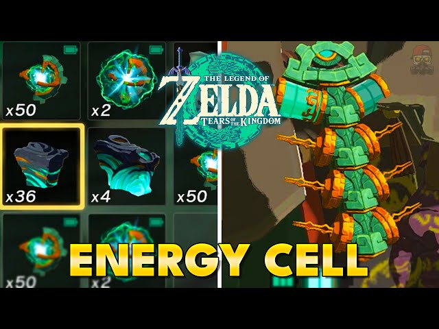 How to acquire and use Energy Cells in The Legend of Zelda Tears of the ...