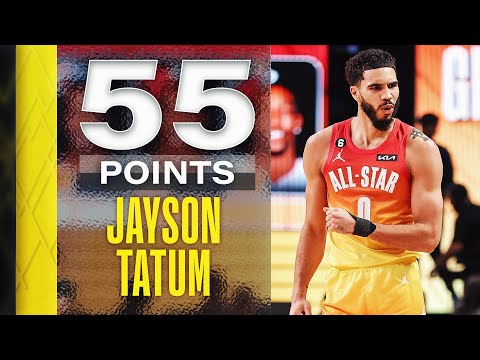 Jayson Tatum's RECORD-SETTING 2023 #NBAAllStar Performance - 55 PTSπ₯