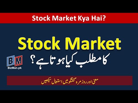 Stock Market Meaning in Urdu/Hindi | Stock Market Kya Hoti Hai | سٹاک مارکیٹ کیا ہوتی ہے؟