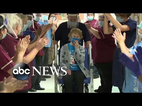90-year-old grandma becomes first to receive Pfizer COVID-19 vaccine