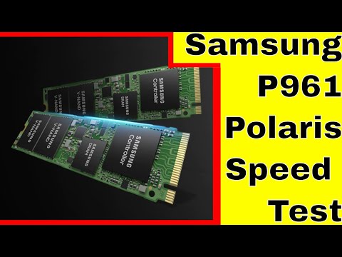 π΄ Samsung PM961 128GB PCie NVME SSD speed test