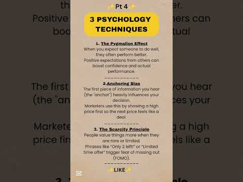 PSYCHOLOGY TRICKS That Actually Works Pt 4✨