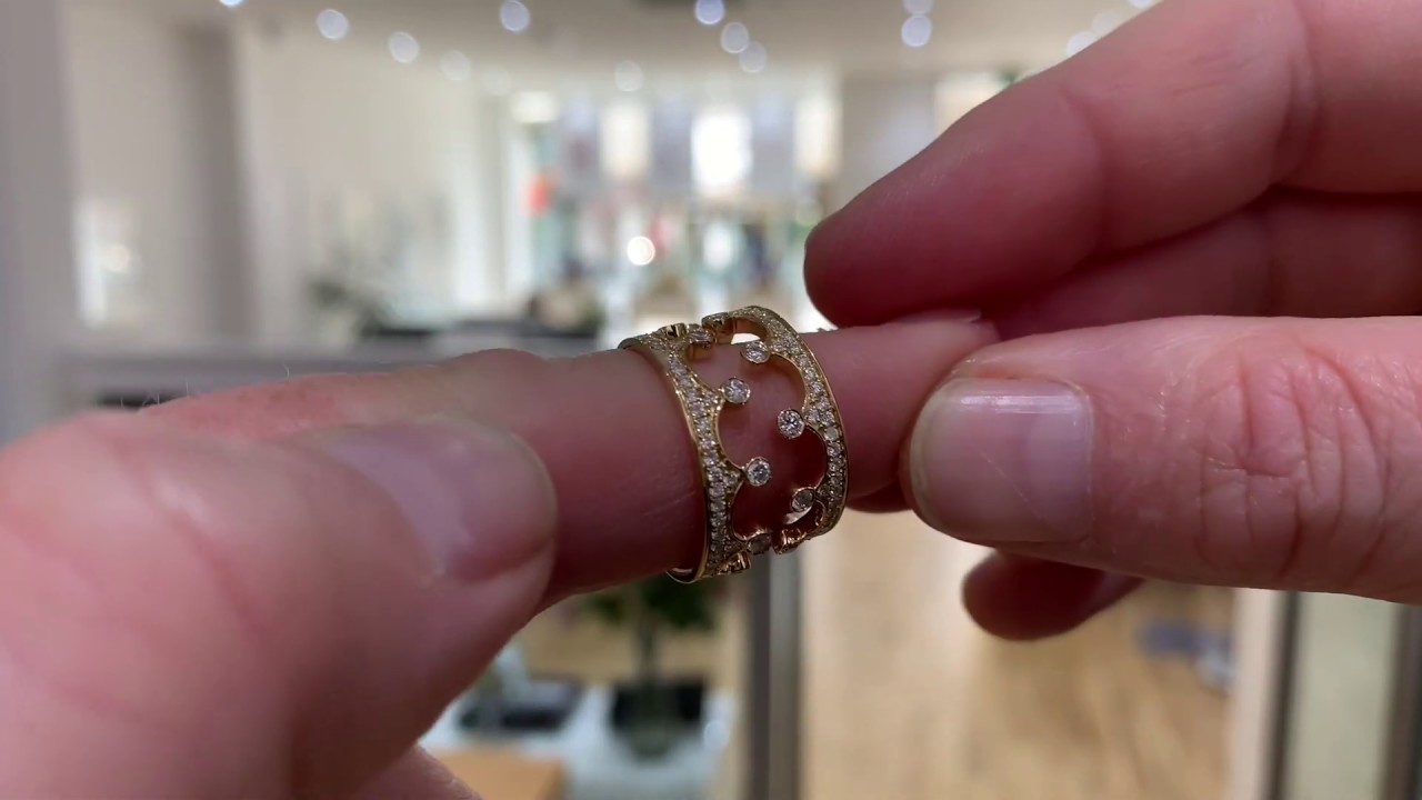 Interlocking Fusion Stacking Diamond Rings