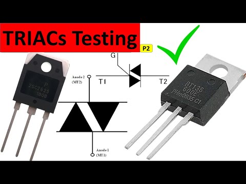 Learn how to test TRIAC with a multimeter, how TRIAC works and what is TRIAC?