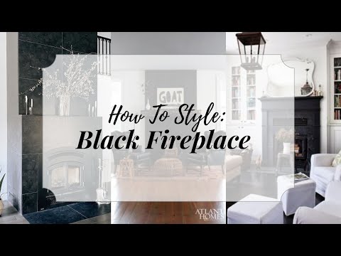 How To Style A Black Fireplace | And Then There Was Style