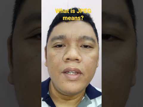 What Does JPEG means?
