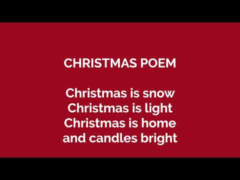 CHRISTMAS POEM