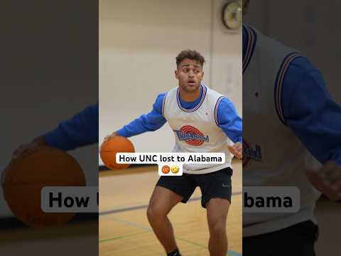 How UNC lost to Alabamaโผ๏ธ๐คฆ๐ฝ #basketball #collegebasketball #marchmadness