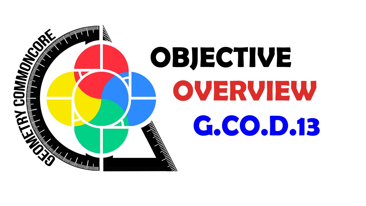Geometry Common Core Objective Overview G-CO.D.13