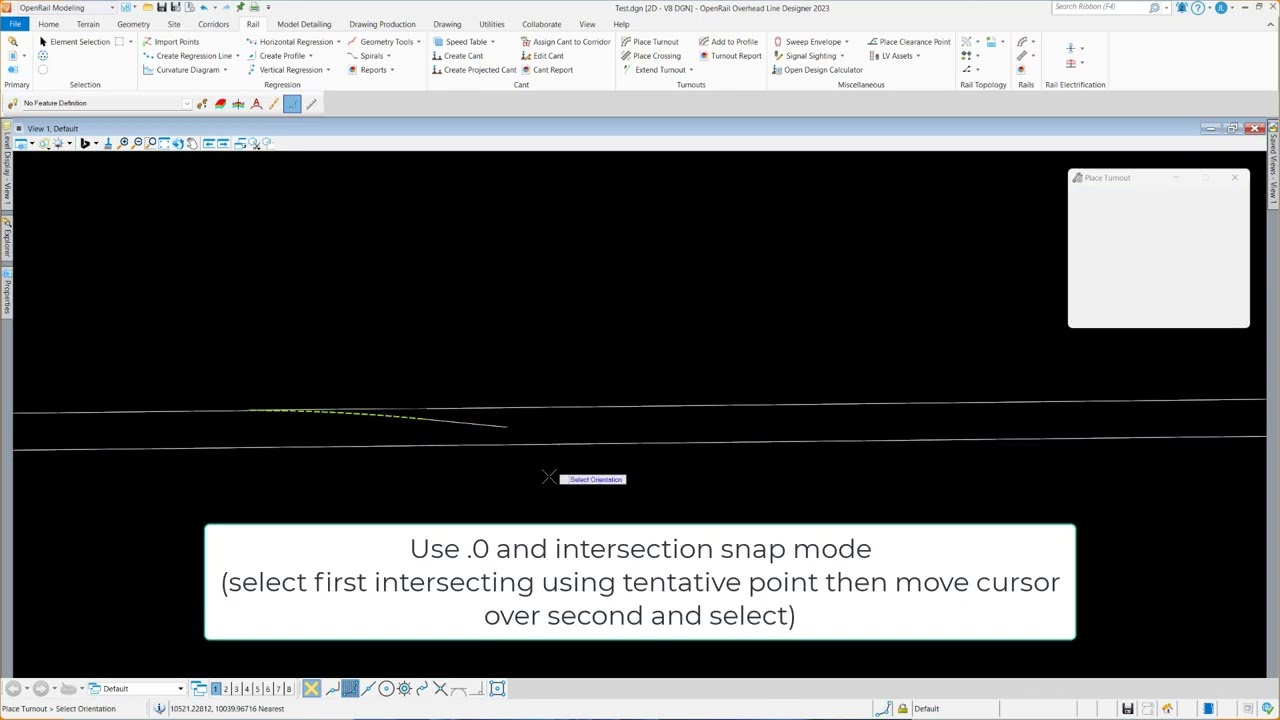 Dynamic Crossover-Parallel Tracks