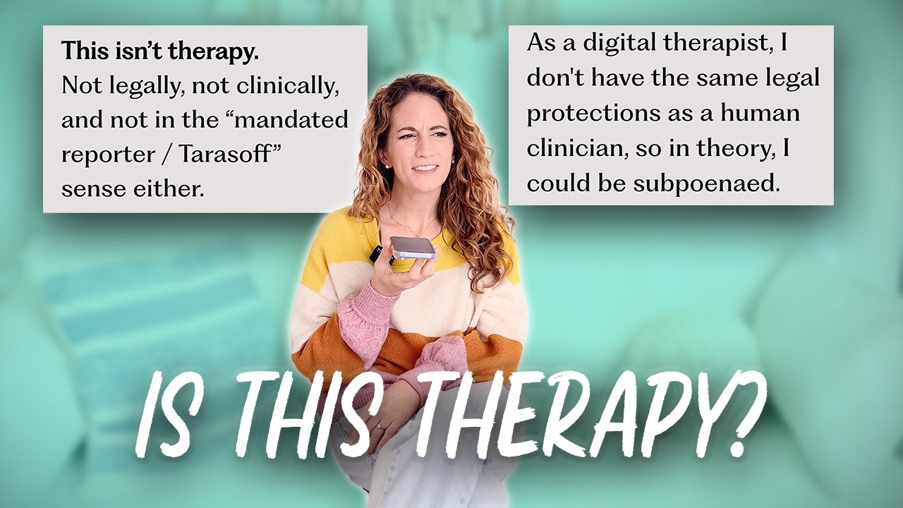 Trying AI Therapy (I'm a Psychologist)