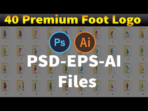 40 Foot Logo Templates Download In PSD EPS And AI Files |English| |Photoshop Tutorial|