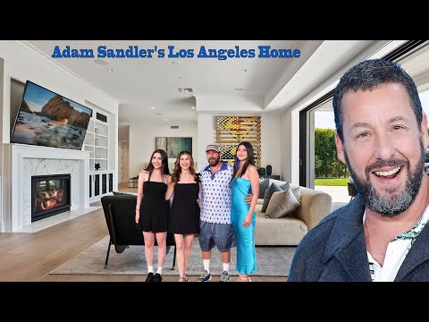 Adam Sandler's $30M Los Angeles Mansion | Wife, 2 Daughters, Age 58, Cars, and Net worth 2024