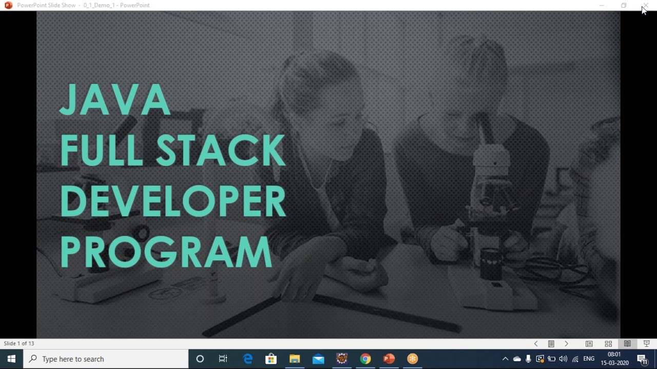 Full Stack Java Developer _Mar 15th Demo recording