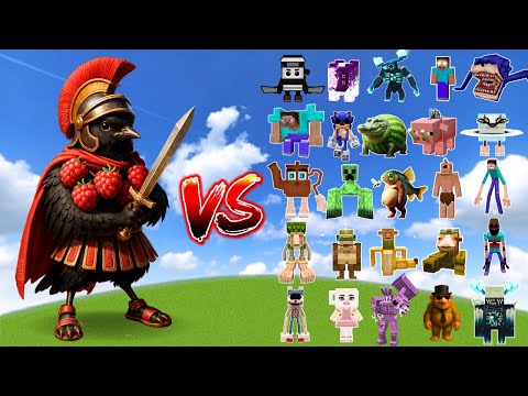 NEW BICUS DICUS vs All Minecraft Bosses - Minecraft Meme Mob Battle