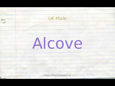 How to pronounce alcove