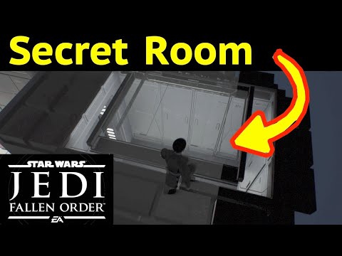 Sneak Inside Secret Room in Jedi Fallen Order: Jaro Tapal Throws Ball in Training Observation Room