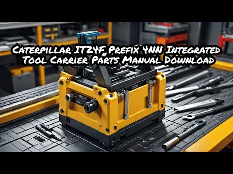 Caterpillar IT24F Prefix 4NN Integrated Tool Carrier Parts Manual Download