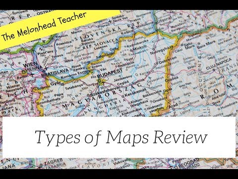 Types of Maps Review Social Studies