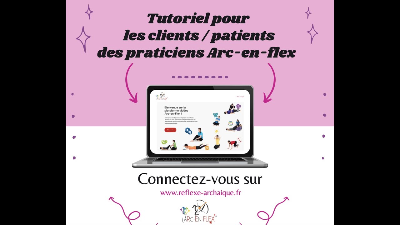 Tutoriel web logiciel vidéos Arc-en-flex - Mode emploi pour PATIENTS/CLIENT