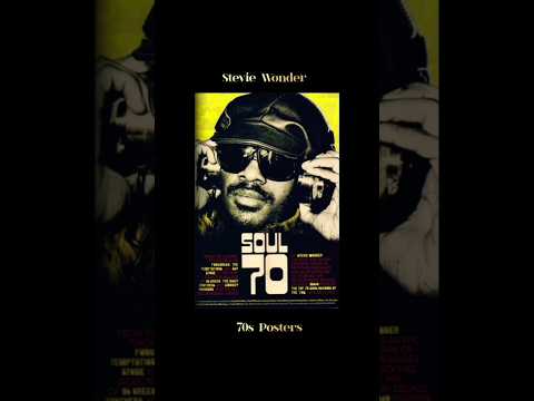 Cool Stevie Wonder 70's Posters #70snostalgia