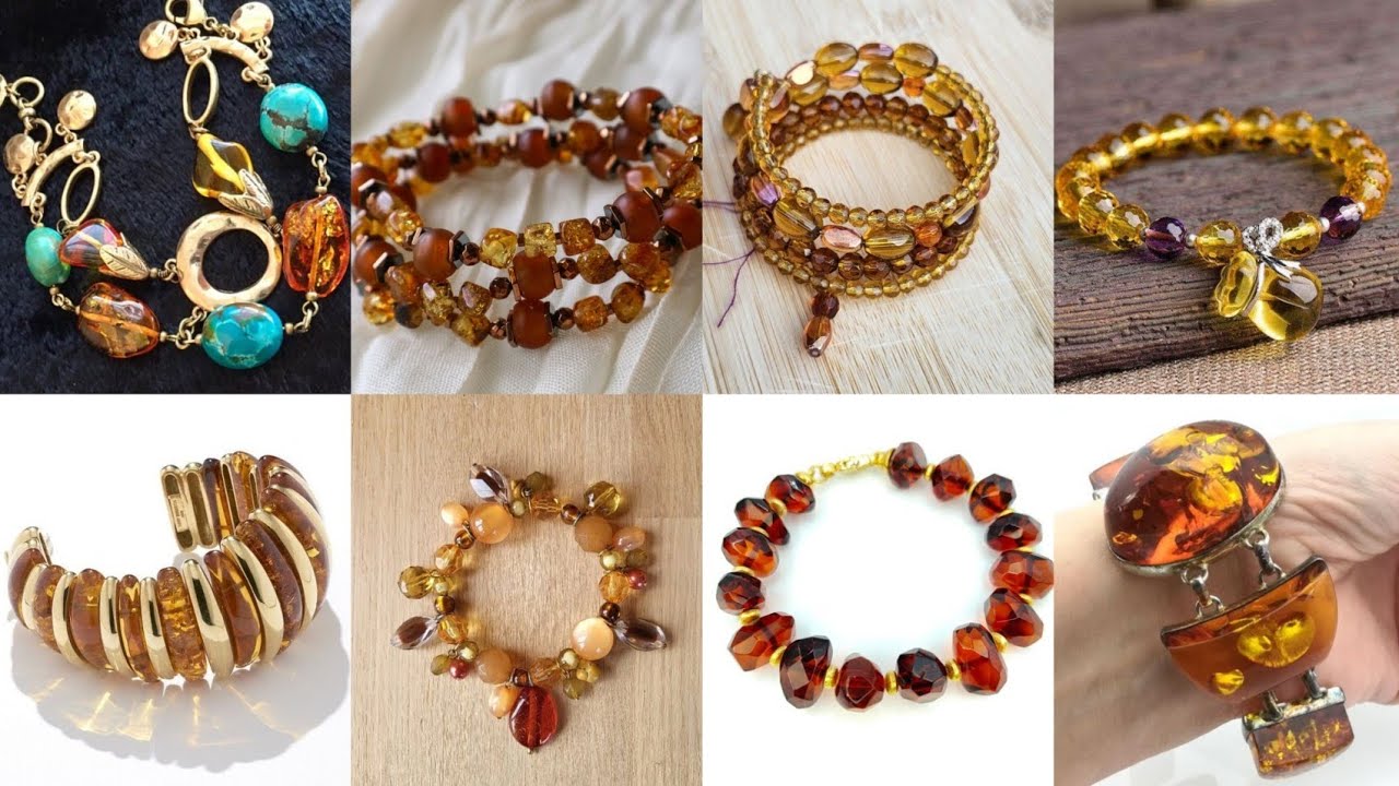 ELEVATED🤩Statement Amber Bracelets for Powerful Personal Style