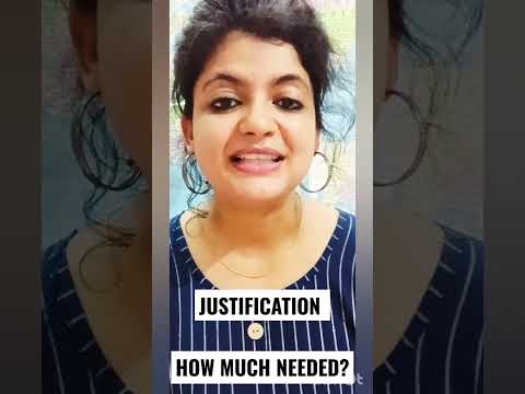 #JUSTIFICATION #